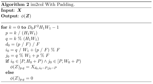 A simple and efficient implementation of im2col in convolution neural ...